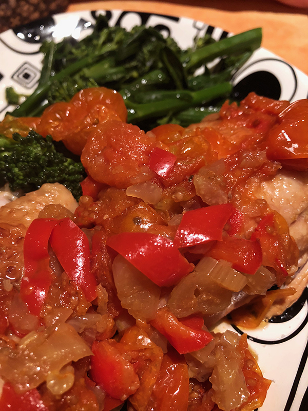 InstaPot Cherry Tomato Chicken Thighs for a SIBO Diet – My SIBO Recipes