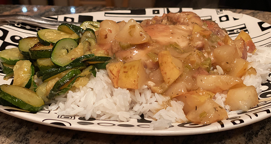 SIBO Ginger Pear Chicken Thighs – My SIBO Recipes